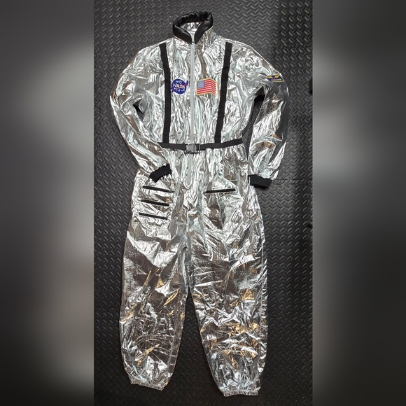 Morph Costume | Pants | Silver Nasa Space Suit Astronaut Costume Adult ...